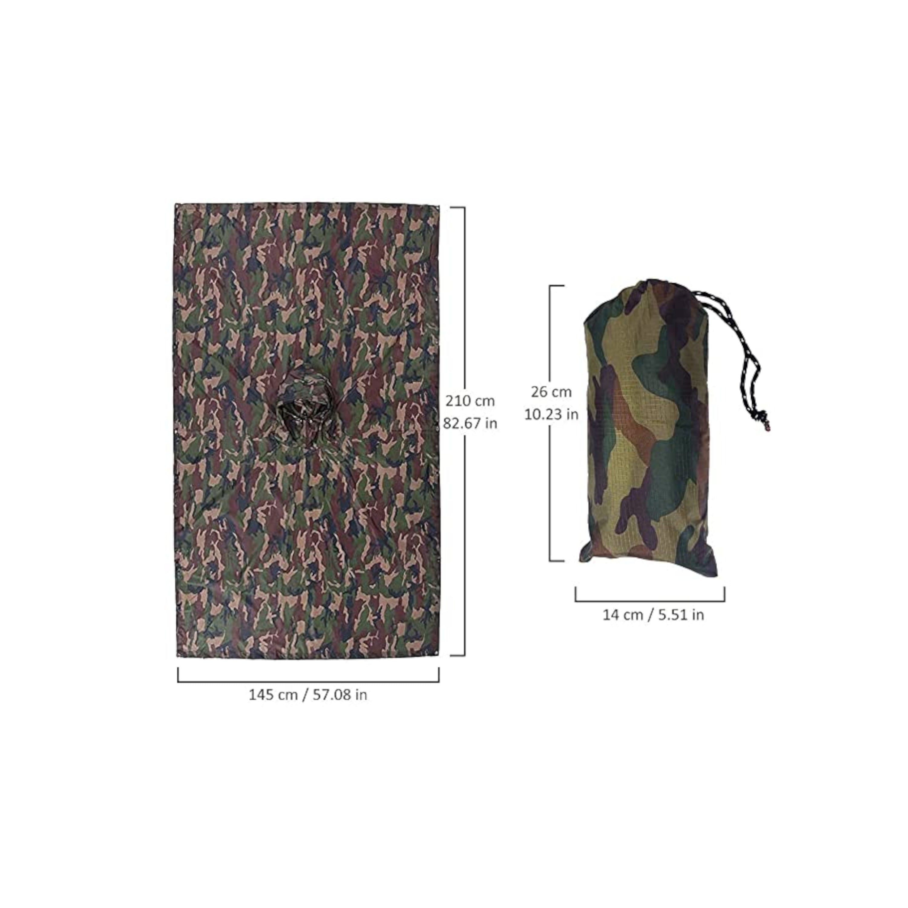 Multi-function poncho – Notfallrucksack